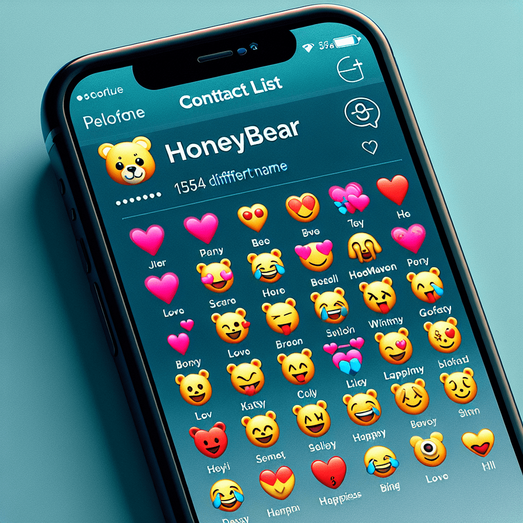 Cute & Funny Emojis and Phone Contact Names for Your Friends – HR ...